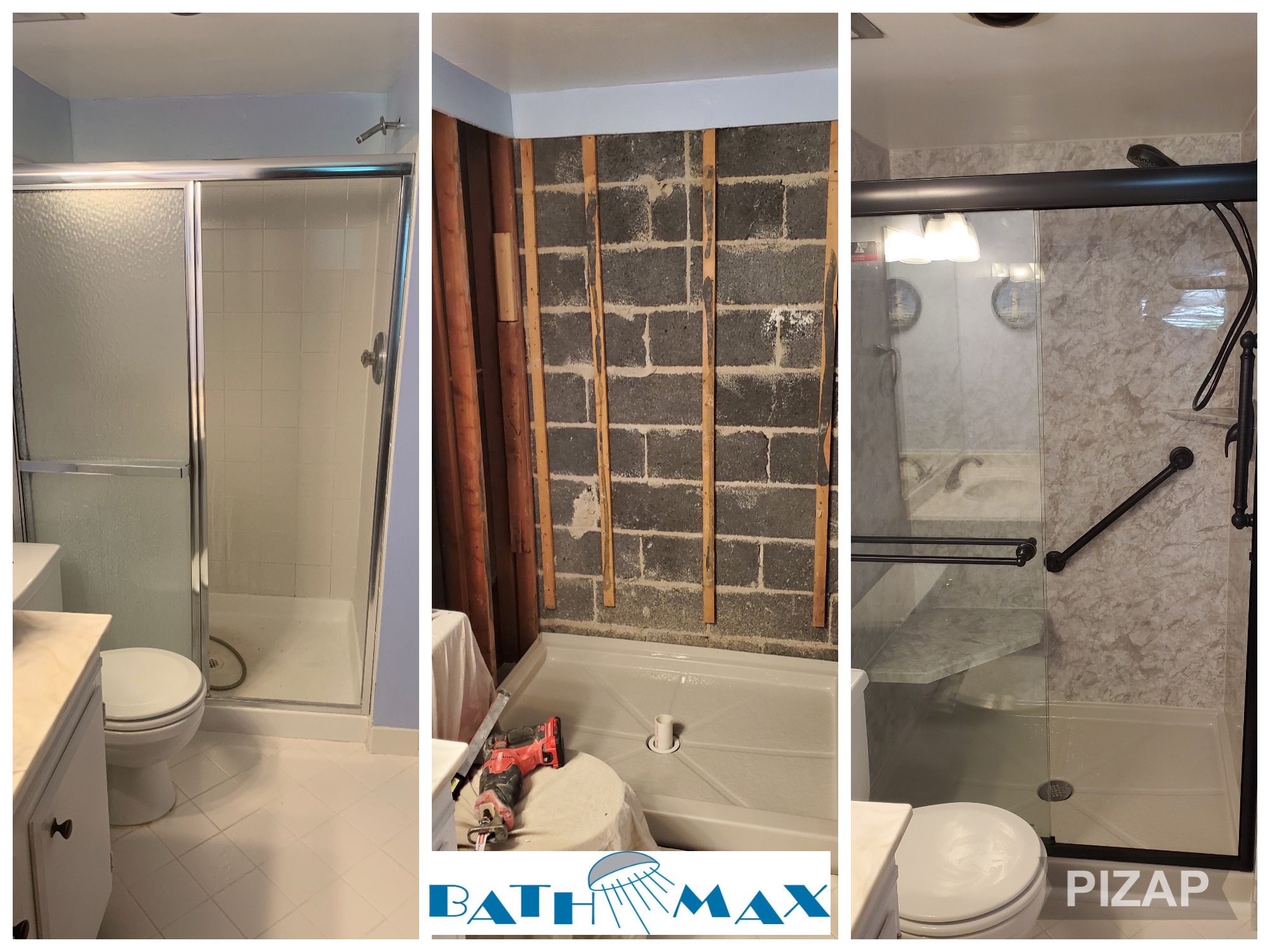 Before and After with Bath Max - Bath Max